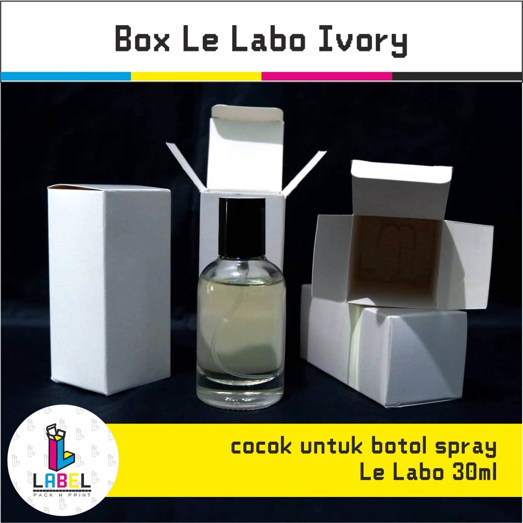Jual Dus Kemasan / Box parfum lelabo 30ml POLOS grosir bahan Ivory ...