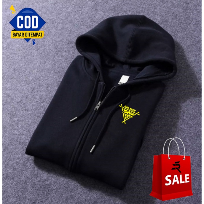Jual Jaket Hoodie Resleting Zipper Logo Air M4x Text Yellow / Jaket ...
