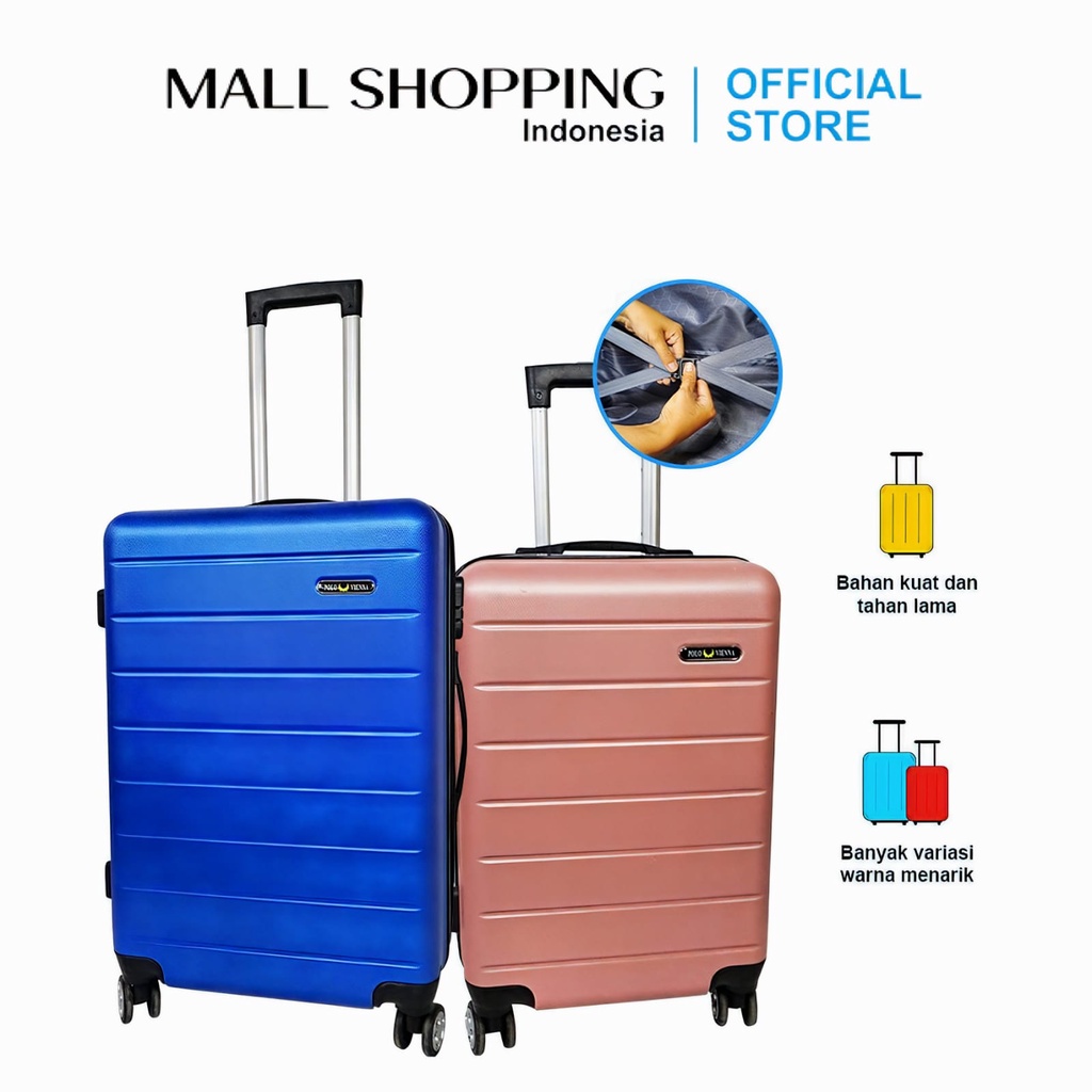 Jual Koper Fiber Travel 20 Inch 4 Roda berputar 360 dejarat ...