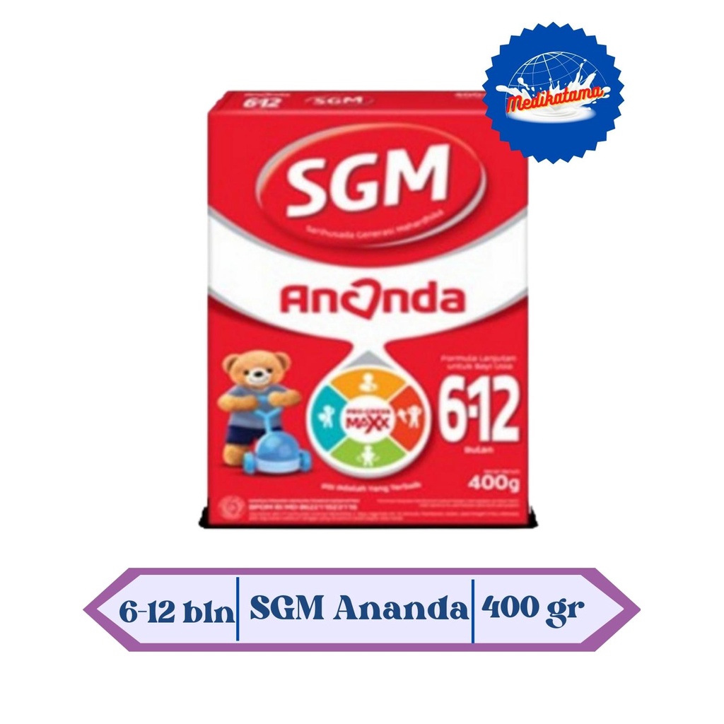 Jual SGM Ananda 2 Progres Maxx 6-12 bulan 400 gramBox | Shopee Indonesia