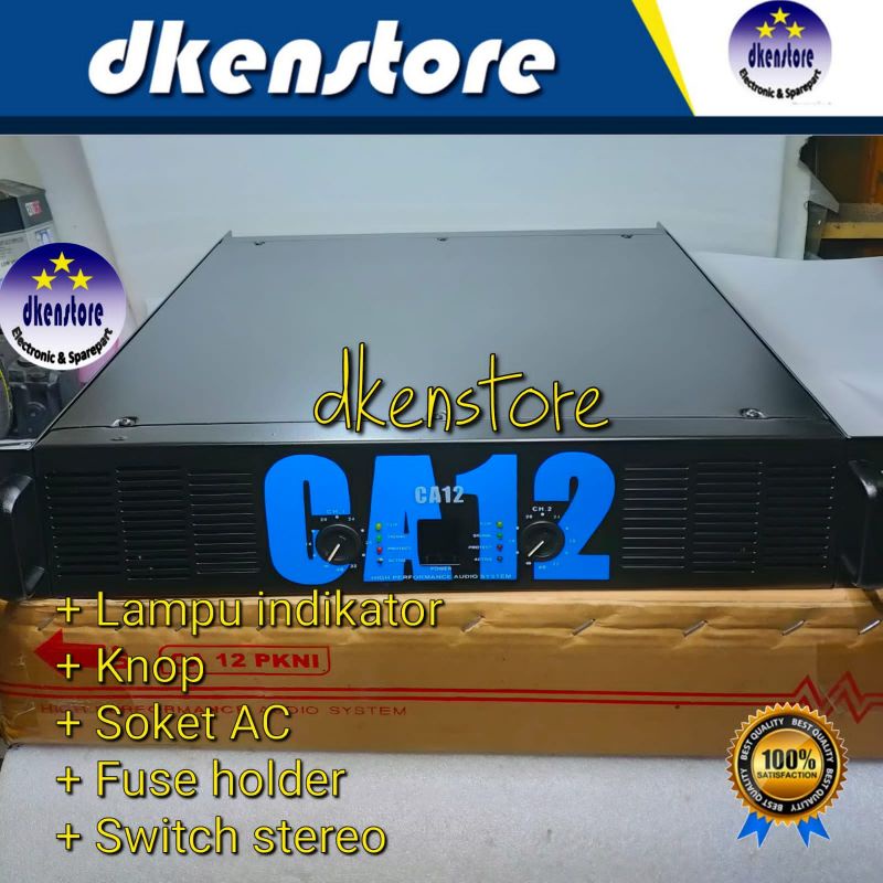 Jual Box Power Ca12 2u plus Lampu indikator dan knop CA 12 | Shopee Indonesia