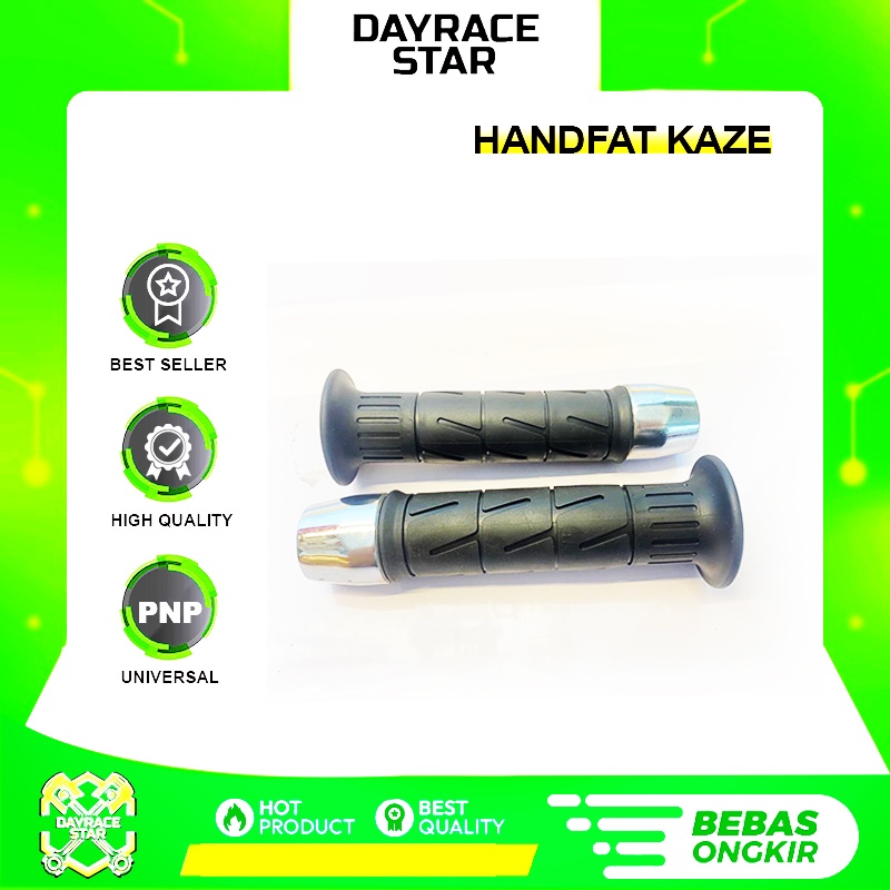 Jual Handgrip Kaze Beat Vario 125 150 Mio Nmax Scoopy Standar Hitam Set ...