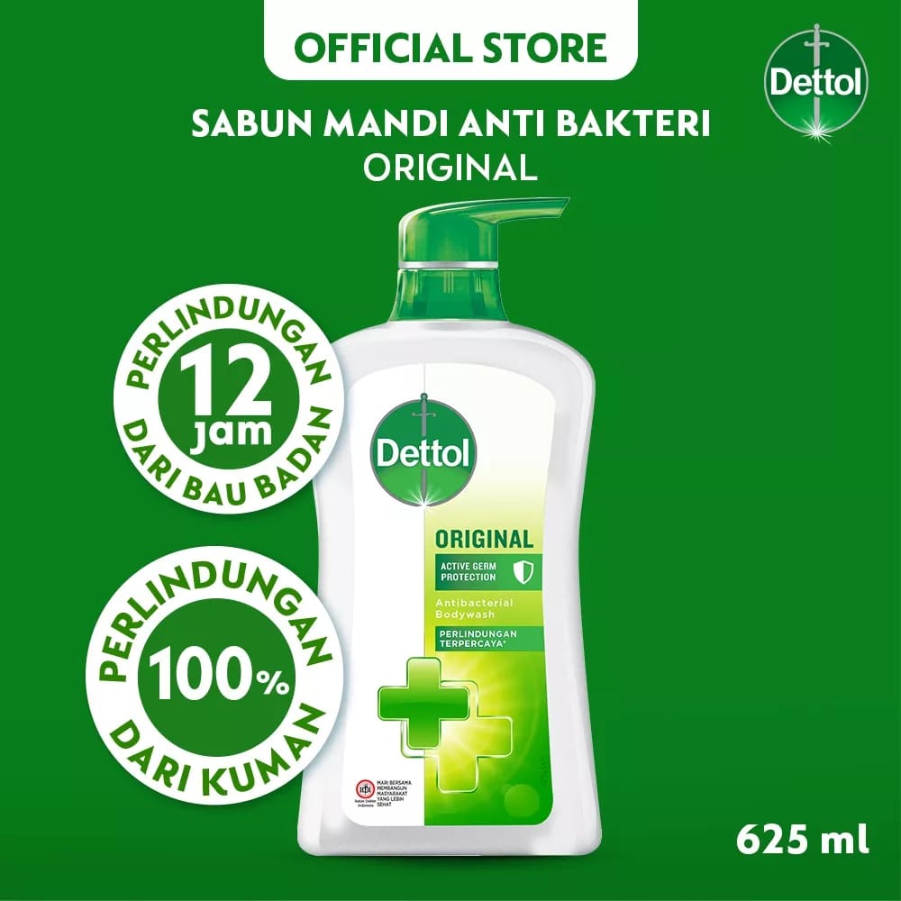 Jual Dettol Body Wash PUMP 625ml Anti Bakteri Original - Sabun Mandi Cair Detol | Shopee Indonesia