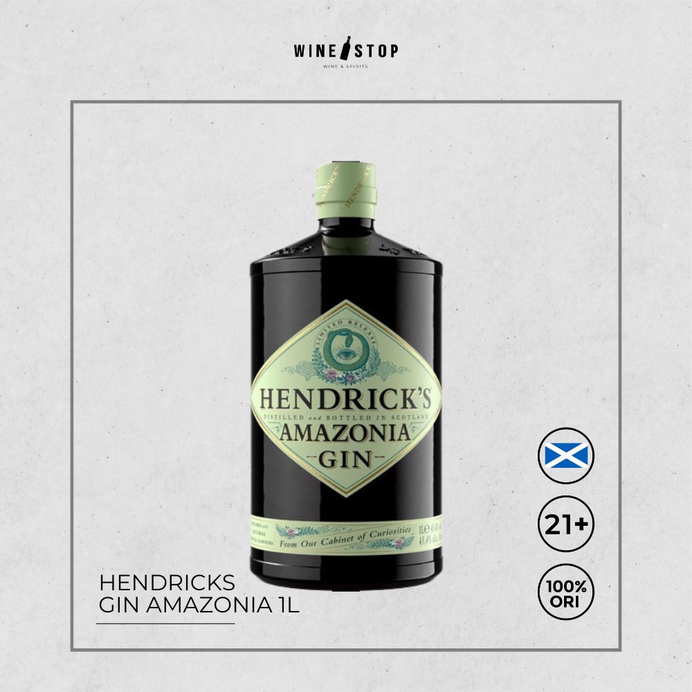 Jual HENDRICKS GIN AMAZONIA 1L | Shopee Indonesia