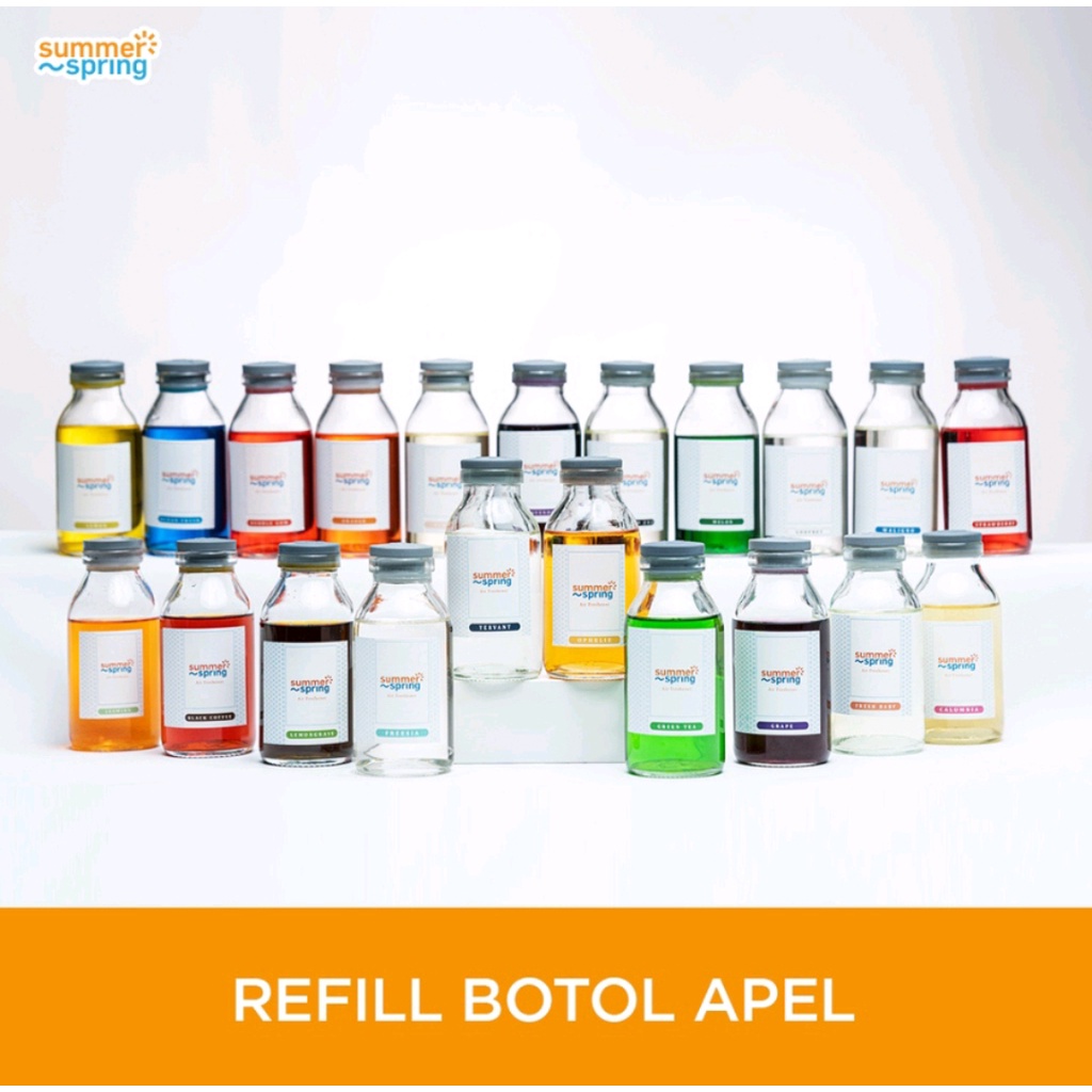 Jual Refill Botol Apel Gantung Summerspring Wangi Tahan Lama 100 ML ...