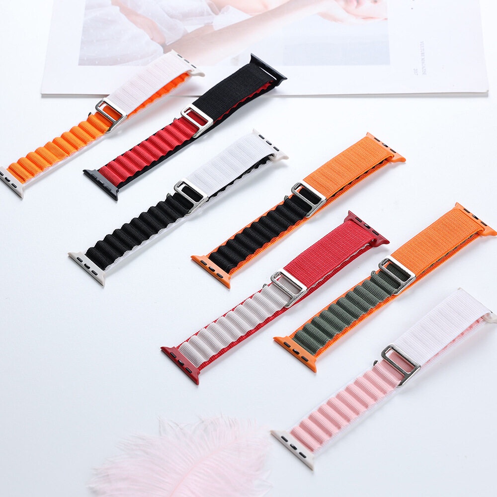 Jual Strap Apple Watch Mountain Hoop Nylon Strap 38mm/40mm/41mm - 42mm ...