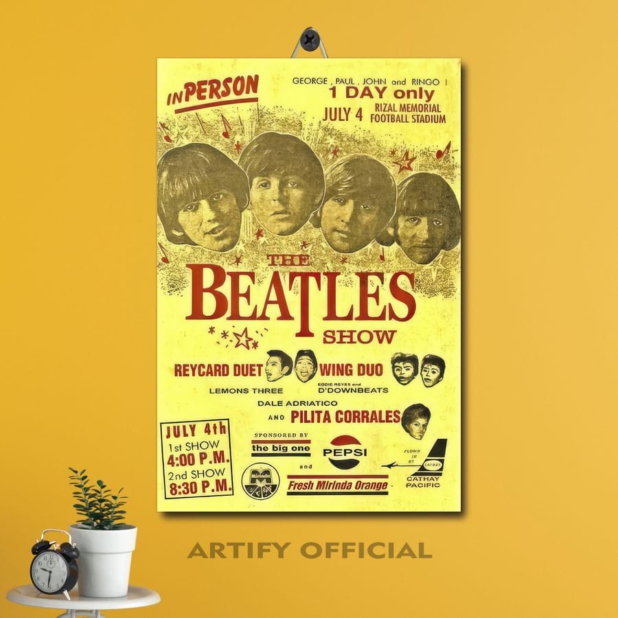 Jual 40-60 POSTER KAMAR COWOK BAND THE BEATLES ABBEY ROAD PHOTO SESSION ...