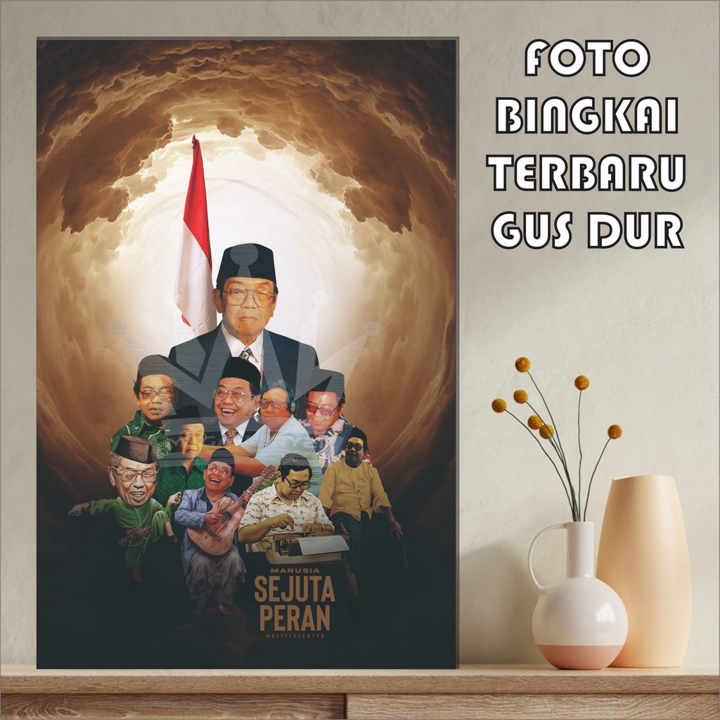 Jual Poster Gus Dur | Presiden RI | Poster Ulama Dan Habaib | Foto ...