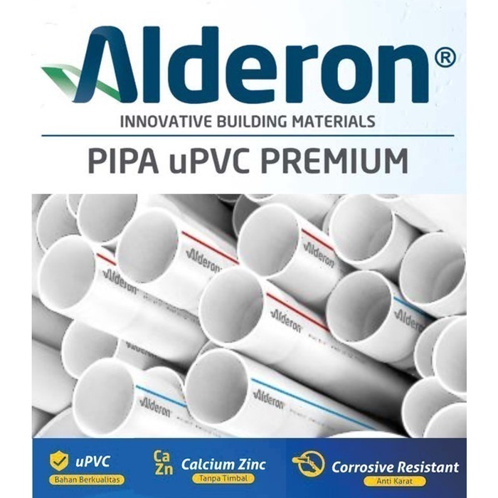 Jual PIPA PVC 4 INCH ALDERON D 4 METER SETARA PIPA PVC RUCIKA D PUTIH ...