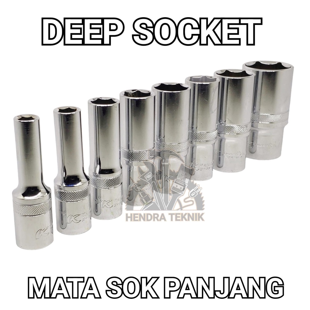 Jual MATA SOCK CHROME PANJANG 8 9 10 11 12 13 14 17 19 21 22 24 32 MM ...