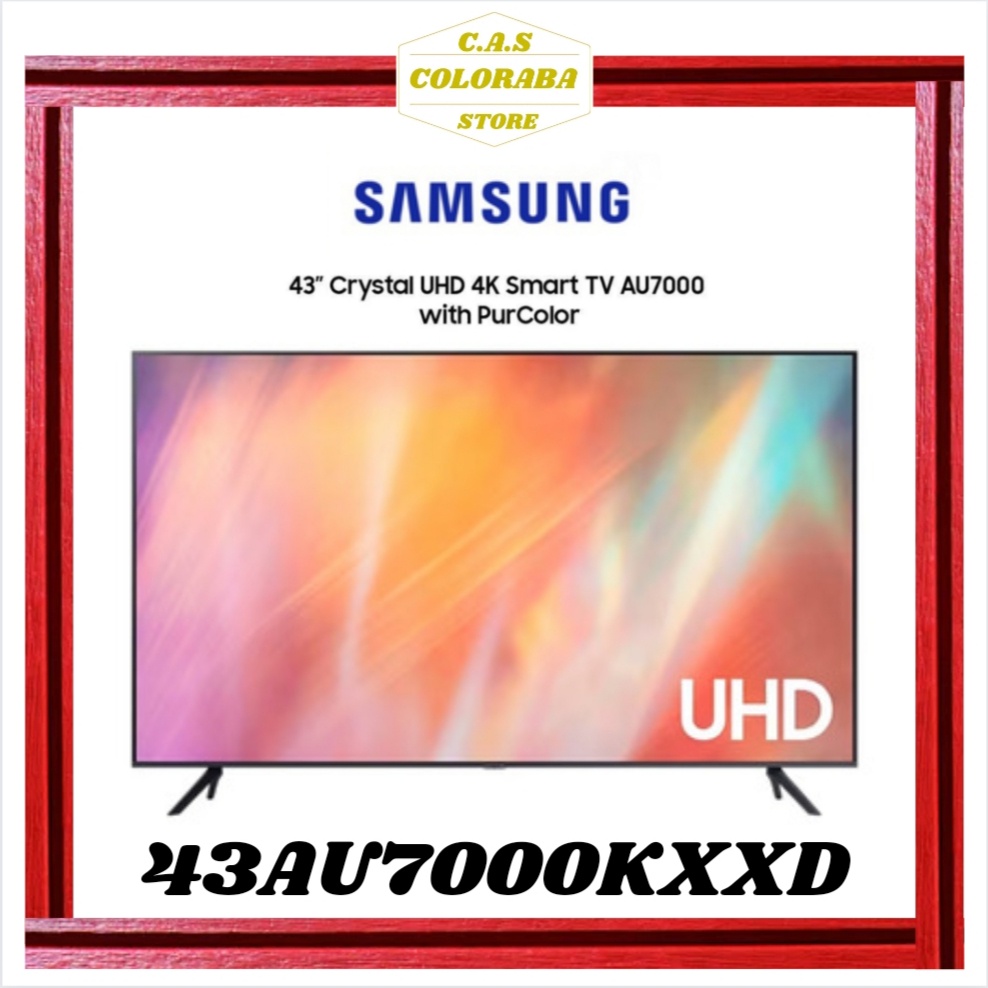 Jual TV SAMSUNG UA43AU7000 SMART TV 43 INCH LED 4K UHD 43AU7000 43AU AU7000 TV SAMSUNG 43 INCH ...