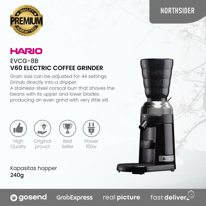 Jual HARIO V60 ELECTRIC COFFEE GRINDER EVCG-8B Grinder kopi Elektrik ...