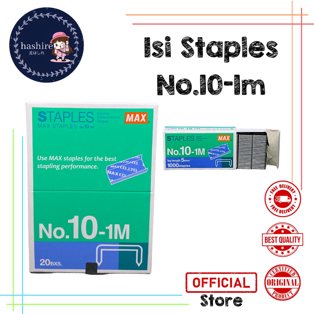 Jual Isi Staples || HD-10M || Max Holo || Isi Steples | Shopee Indonesia