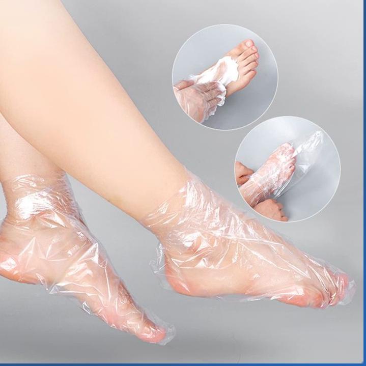 Jual Belanja kuat Isi 100 Cover Foot Disposable Clear Plastic Bath ...