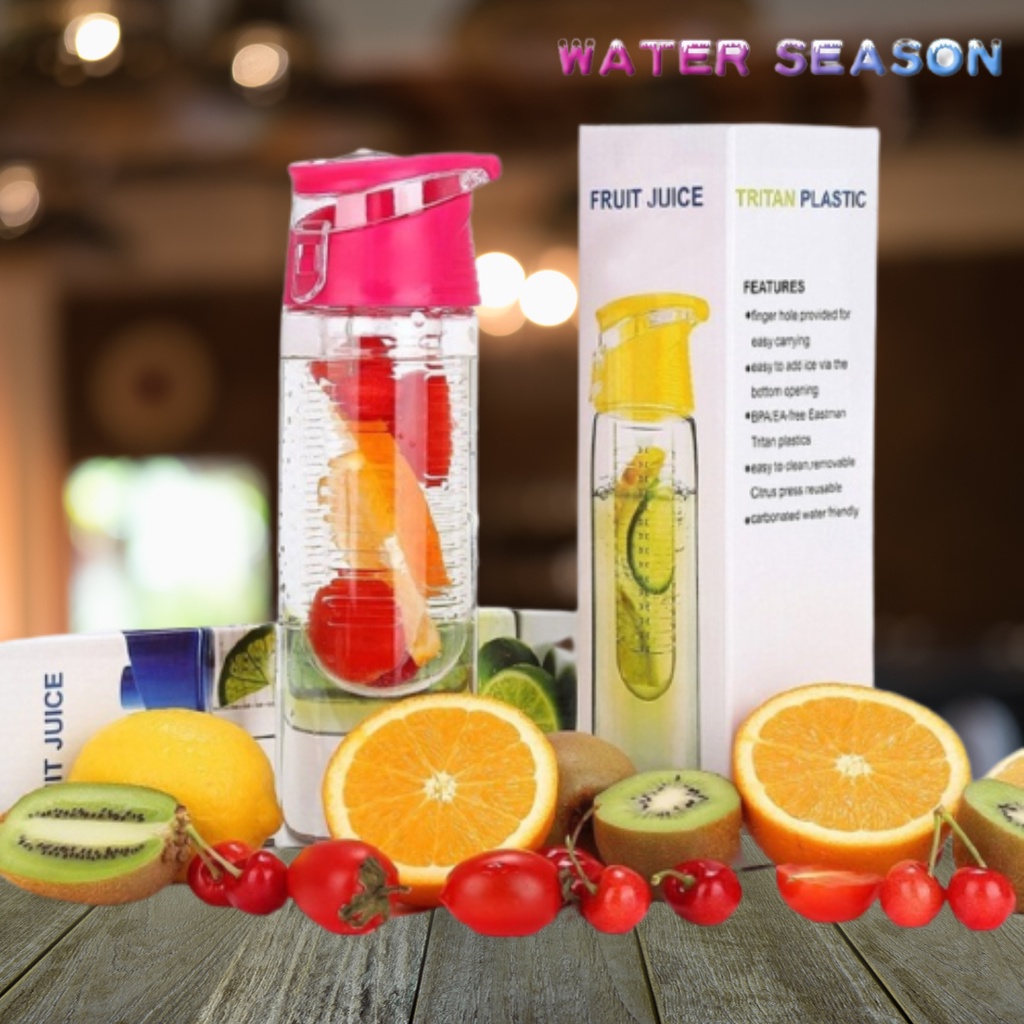 Jual Botol Minum Saringan Buah / Botol Infuser Water/ Tritan botol ...