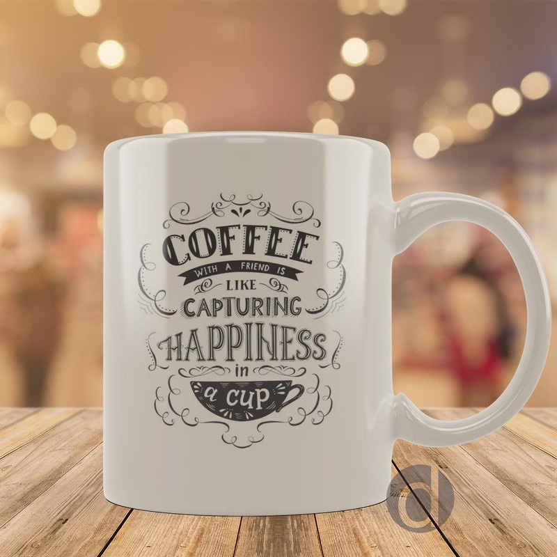 Jual Mug Gelas Lettering poster dengan tulisan tentang minuman kopi ...