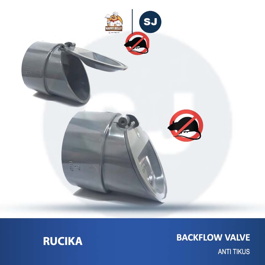 Jual Back Flow Valve Rucika 6" inch PVC | Shopee Indonesia