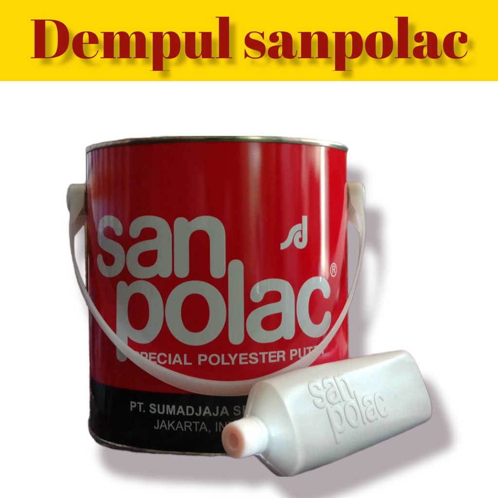 Jual DEMPUL SANPOLAC DEMPUL KAYU DEMPUL BESI DEMPUL PLASTIK 1GALON (4KG ...