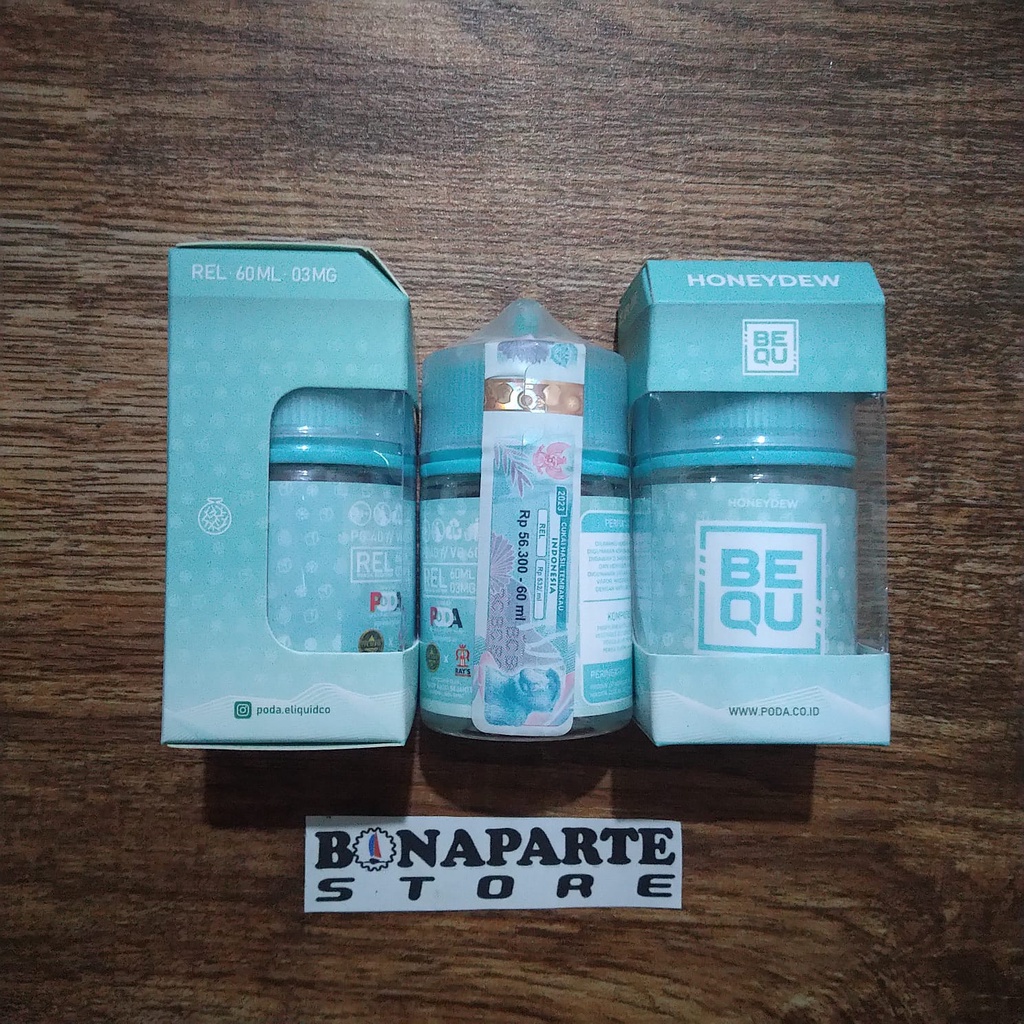 Jual LIQUID BEQU HONEYDEW BEKU SERIES 3MG 60ML BY PODA CUKAI 2023 ...