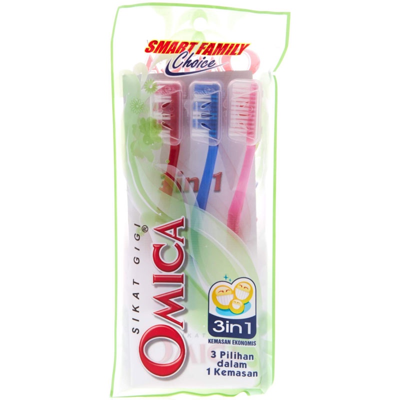 Jual Omica Sikat Gigi Family 3In1 | Shopee Indonesia