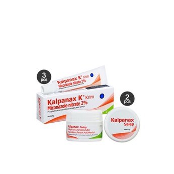 Jual KALPANAK KRIM 5GRAM MICONAZOLE JAMUR PANU KADAS KURAP KUTU AIR ...