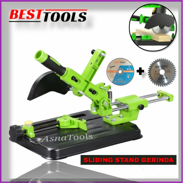 Jual Terlaris Stand Gerinda Dorong + Mata Circular 4"/Sliding Dudukan ...