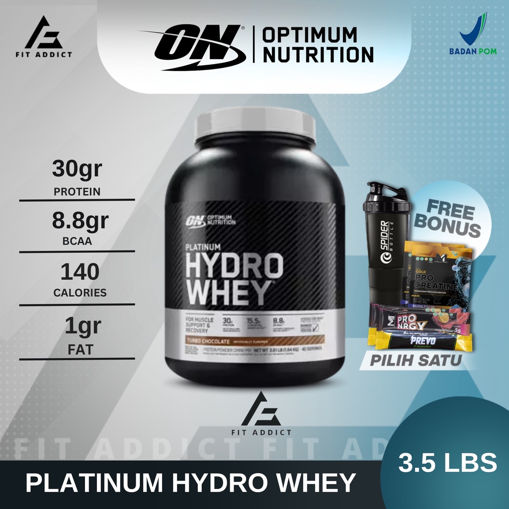 Jual ON Hydro Whey 3.5 Lbs Lb 3.5Lbs 3.5Lb / Optimum Nutrition Platinum ...