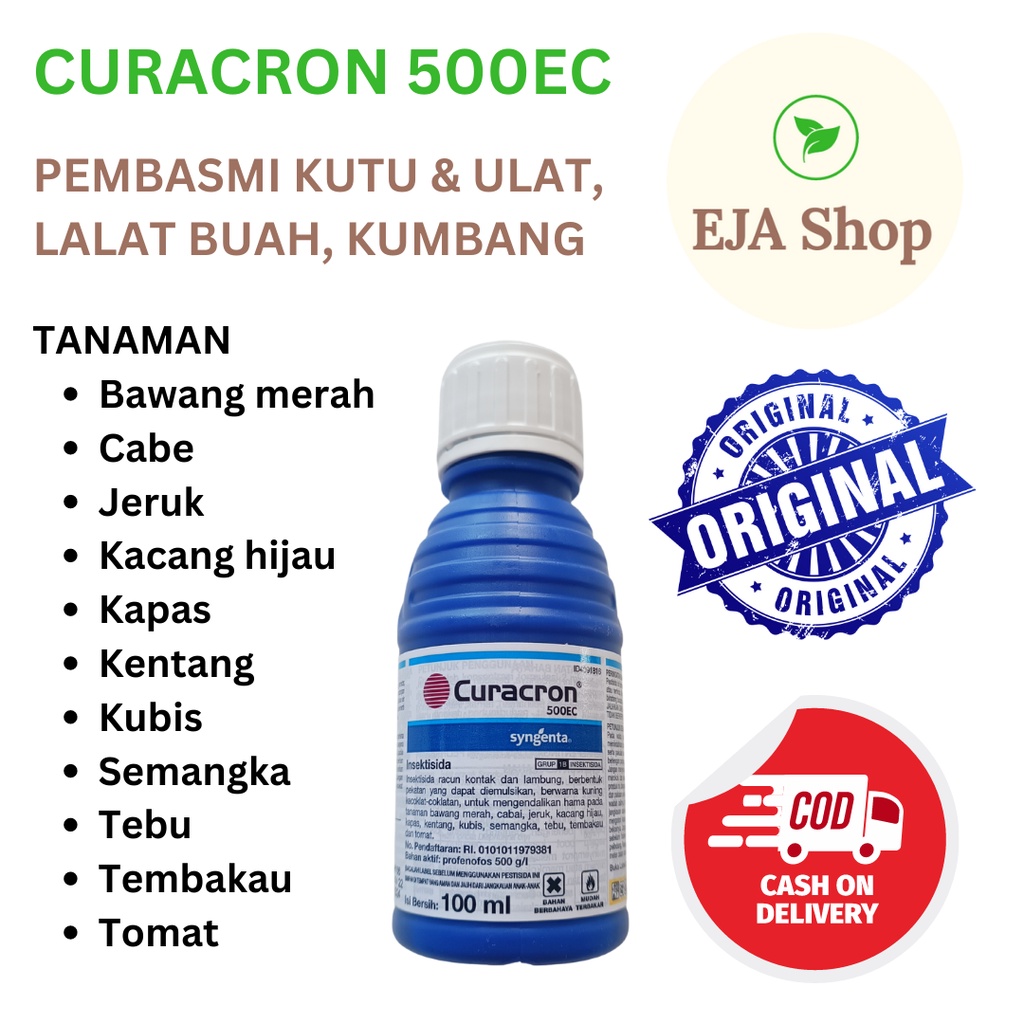 Jual CURACRON 500EC Syngenta Insektisida Cair Racun Kontak dan Lambung ...