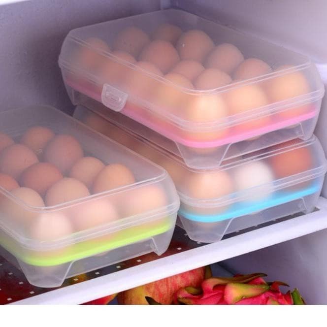 Jual Box Telur 15 Sekat Tempat Telur Set Egg Box Tempat Pengimpanan ...