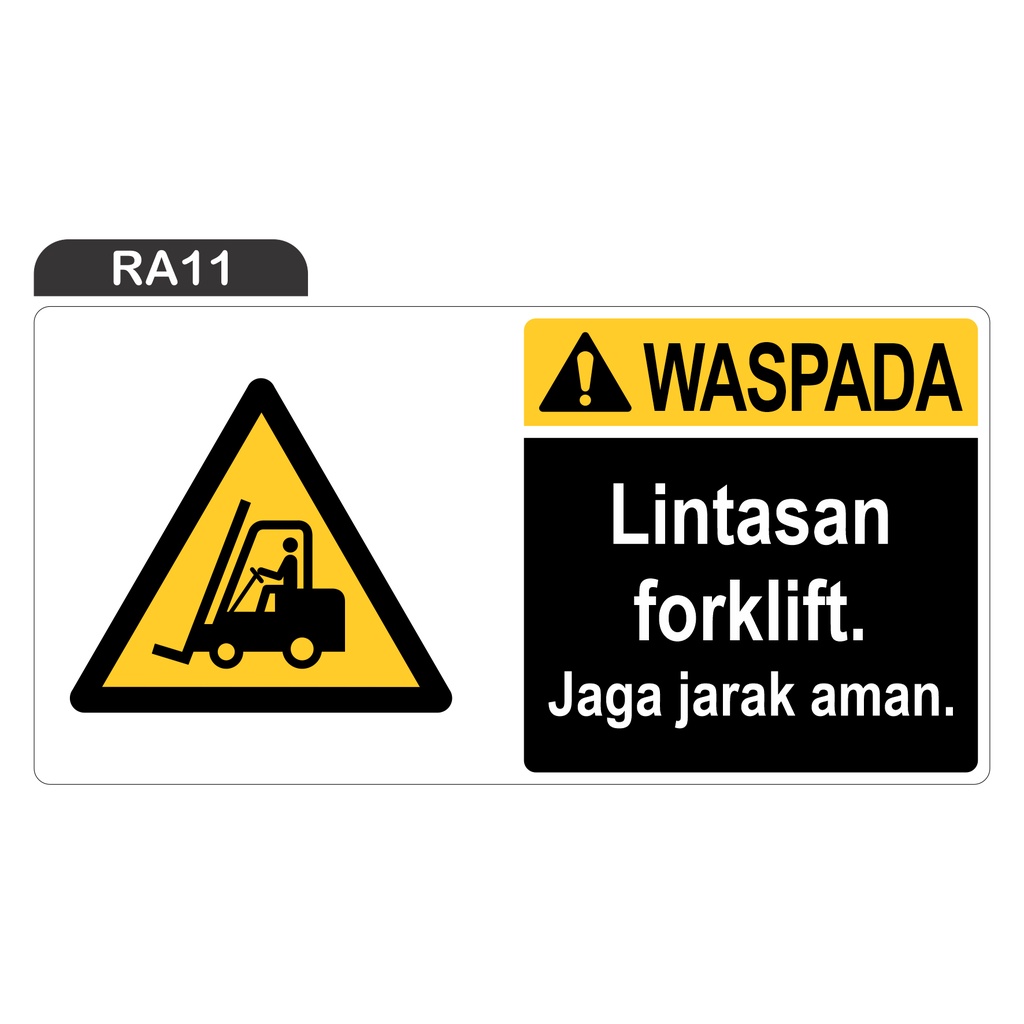 Jual RAMBU LINTASAN FORKLIFT JAGA JARAK AMAN | Shopee Indonesia