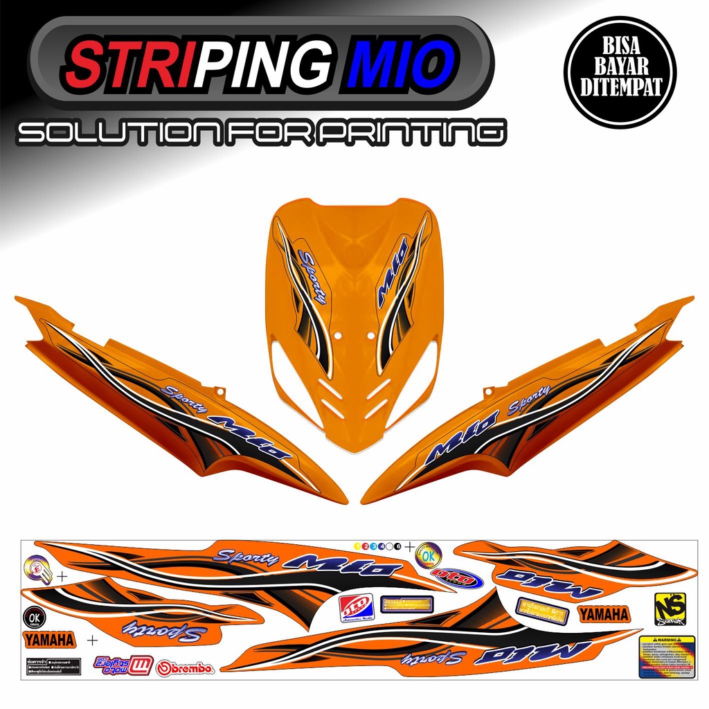 Jual STRIPING VARIASI MIO SPORTY / MIO SMILE | Shopee Indonesia