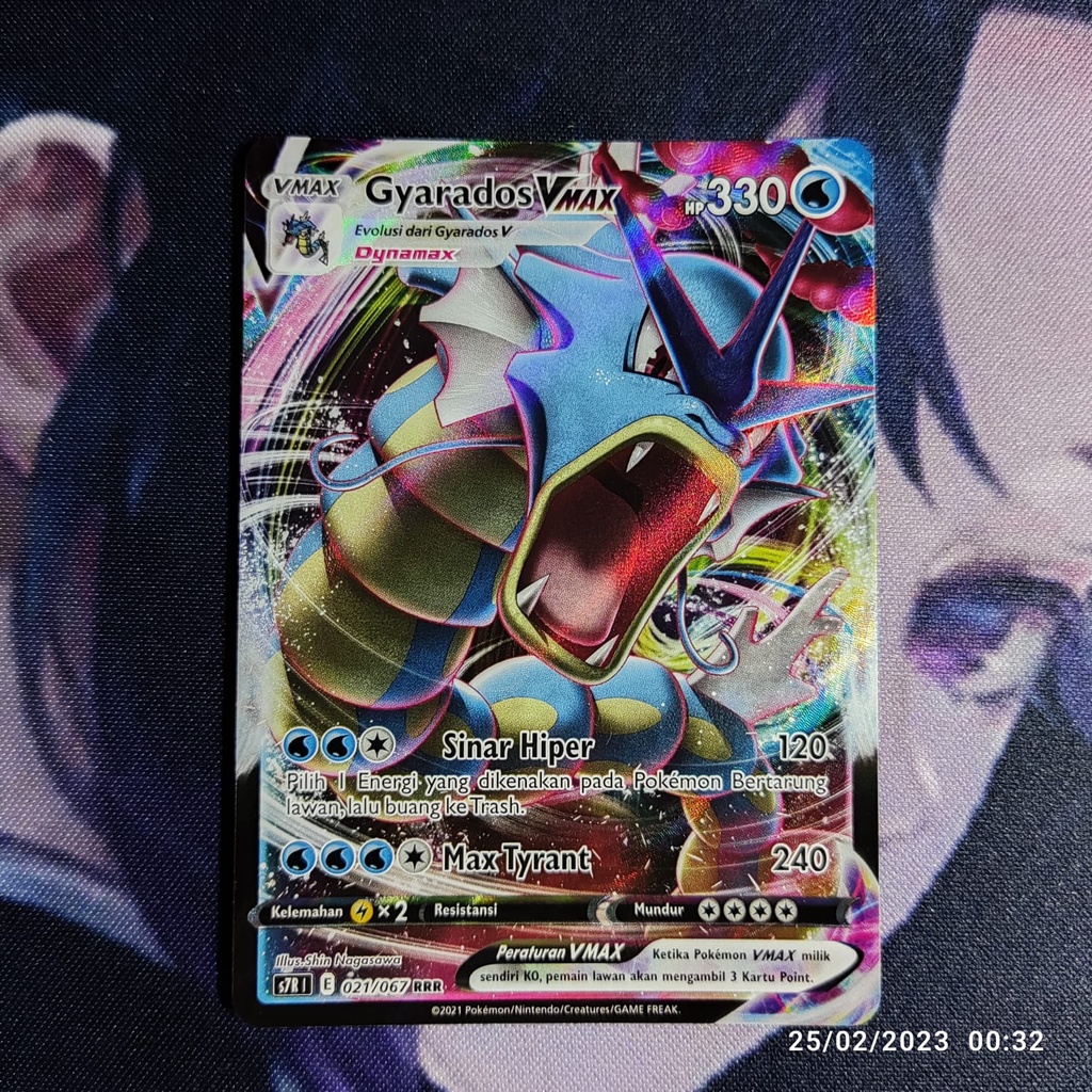 Jual pokemon (ID) gyarados vmax - S7R 021/067 - RRR | Shopee Indonesia