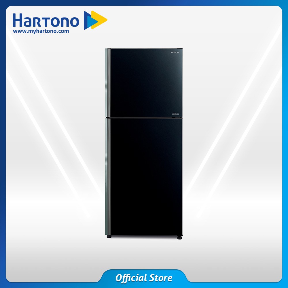 Jual Hitachi Kulkas 2 Pintu Kecil Refrigerator RVGX40PGD9GBK | Shopee Indonesia