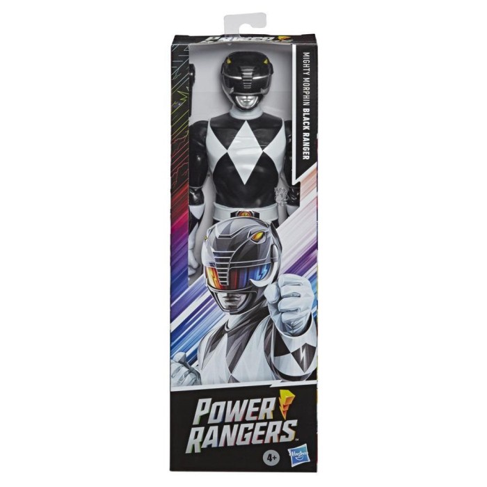 Jual Power Rangers Mighty Morphin Black Ranger 12-Inch Action Figure # ...