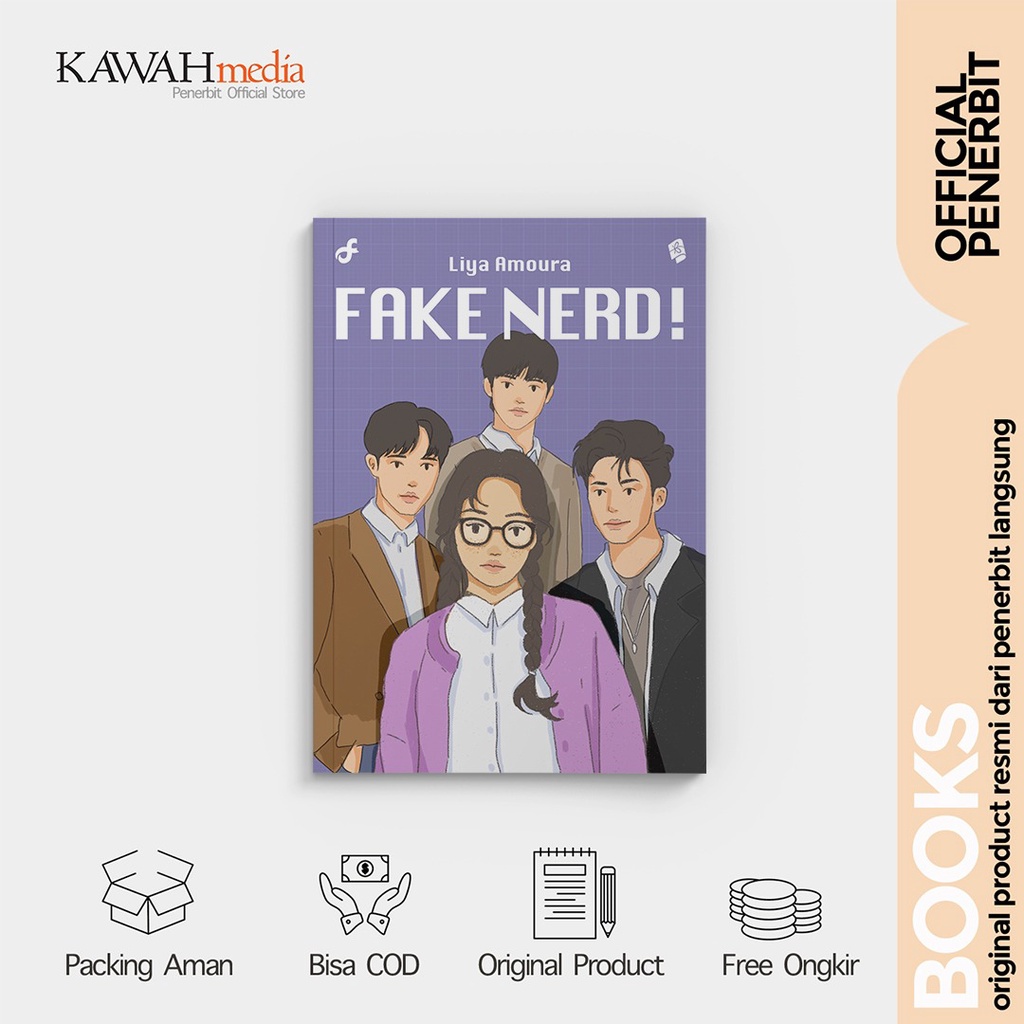 Jual Buku Novel - Fake Nerd! - Liya Amoura - Bukune | Shopee Indonesia