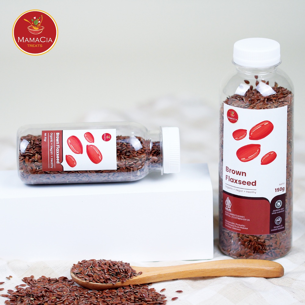 Jual Brown Flaxseed Premium Biji Rami 100 gr | Shopee Indonesia
