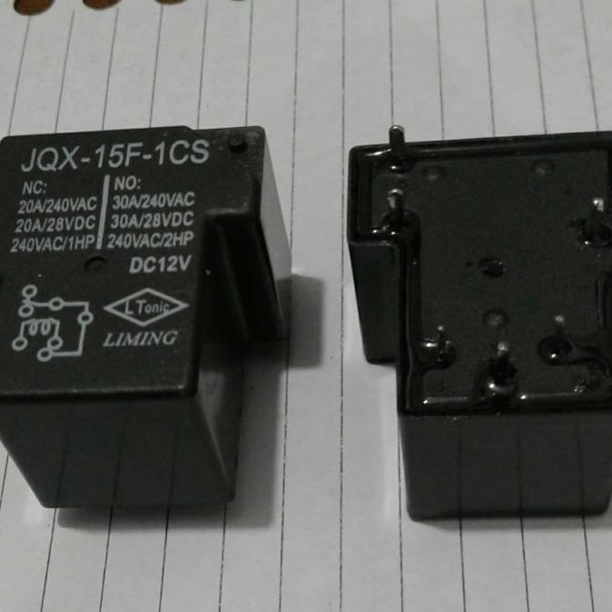 Jual Relay 20A NC 30A NO 240VAC 28VDC 12V 12 VDC Beban Besar OMR 5 6P ...