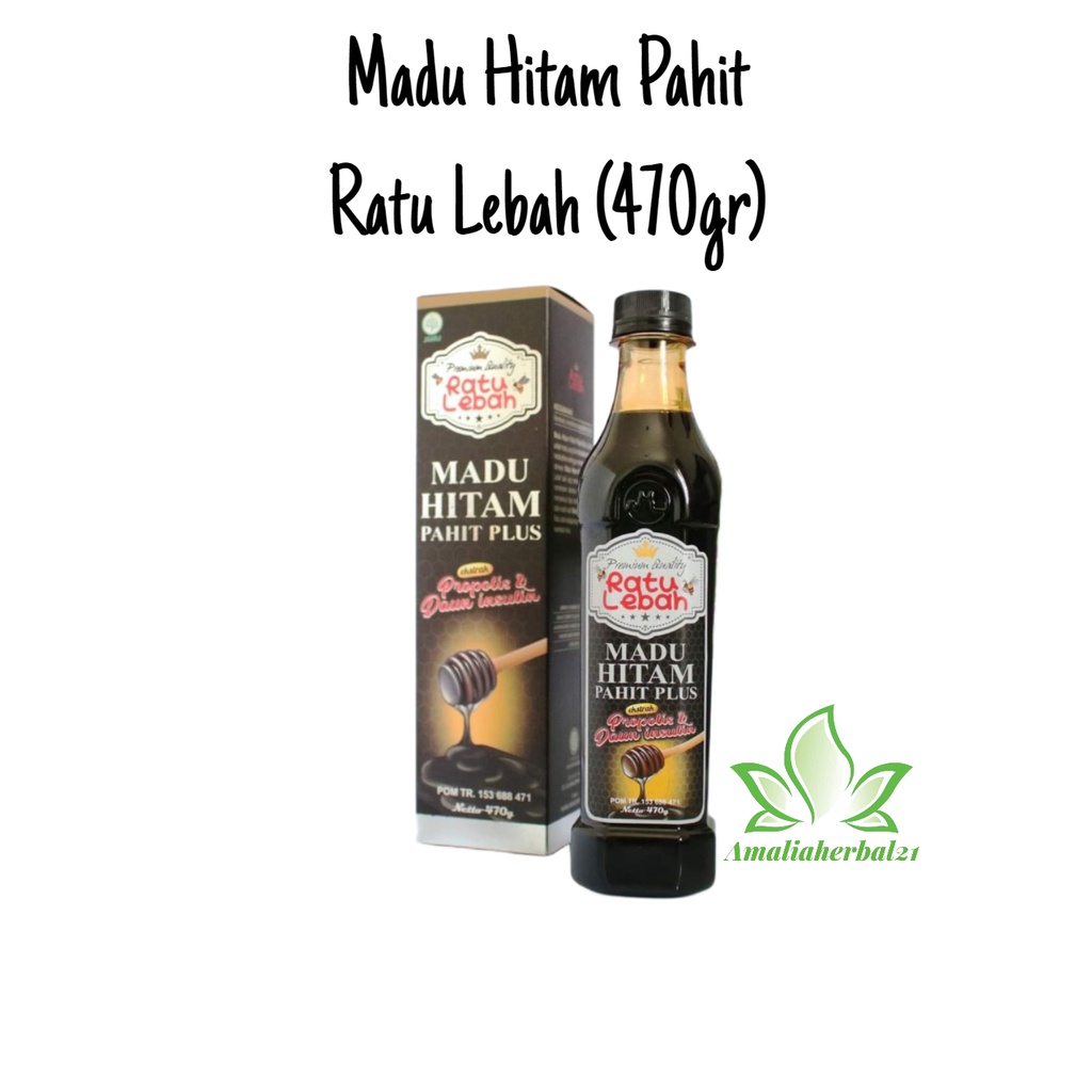 Jual Madu Hitam Pahit Ratu Lebah / Madu Hitam Ratu Lebah Plus Propolis ...