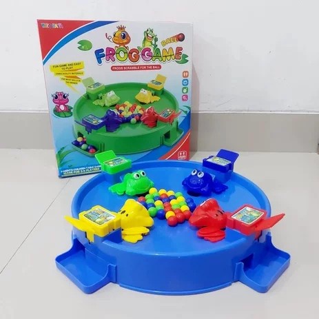 Jual Family board game frog game ball hungry frog Scramble | Shopee ...