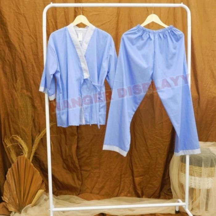 Jual Gawang Baju Besi Putih Minimalis Full Coating Jemuran Baju 1m(100 ...