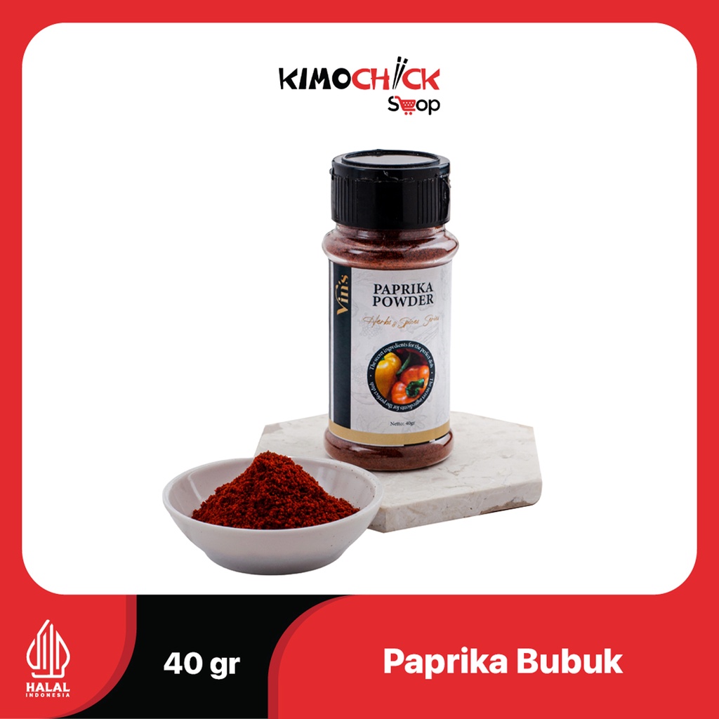 Jual Paprika Bubuk / Premium Paprika Powder Botol 40gr | Shopee Indonesia