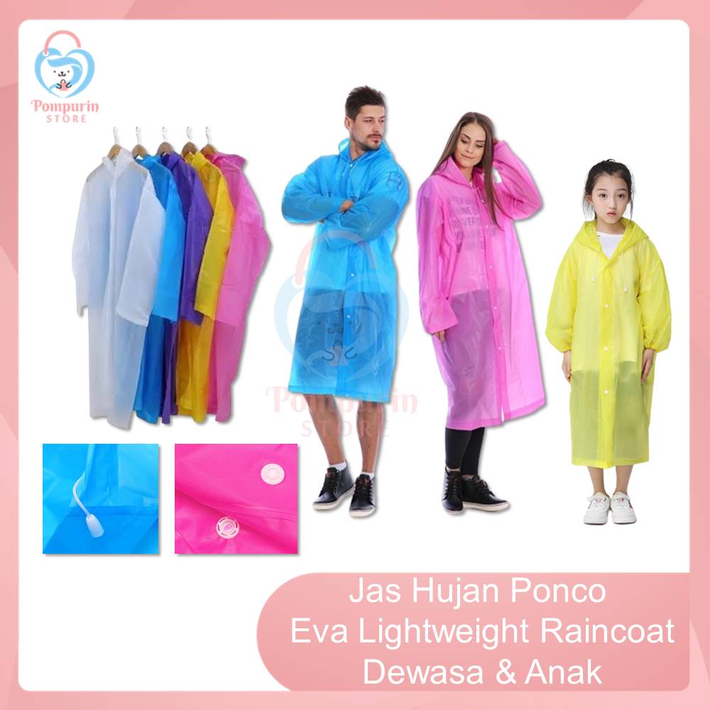 Jual Jas Hujan Ponco Eva Lightweight Raincoat / Jas Hujan Anak - Jas ...