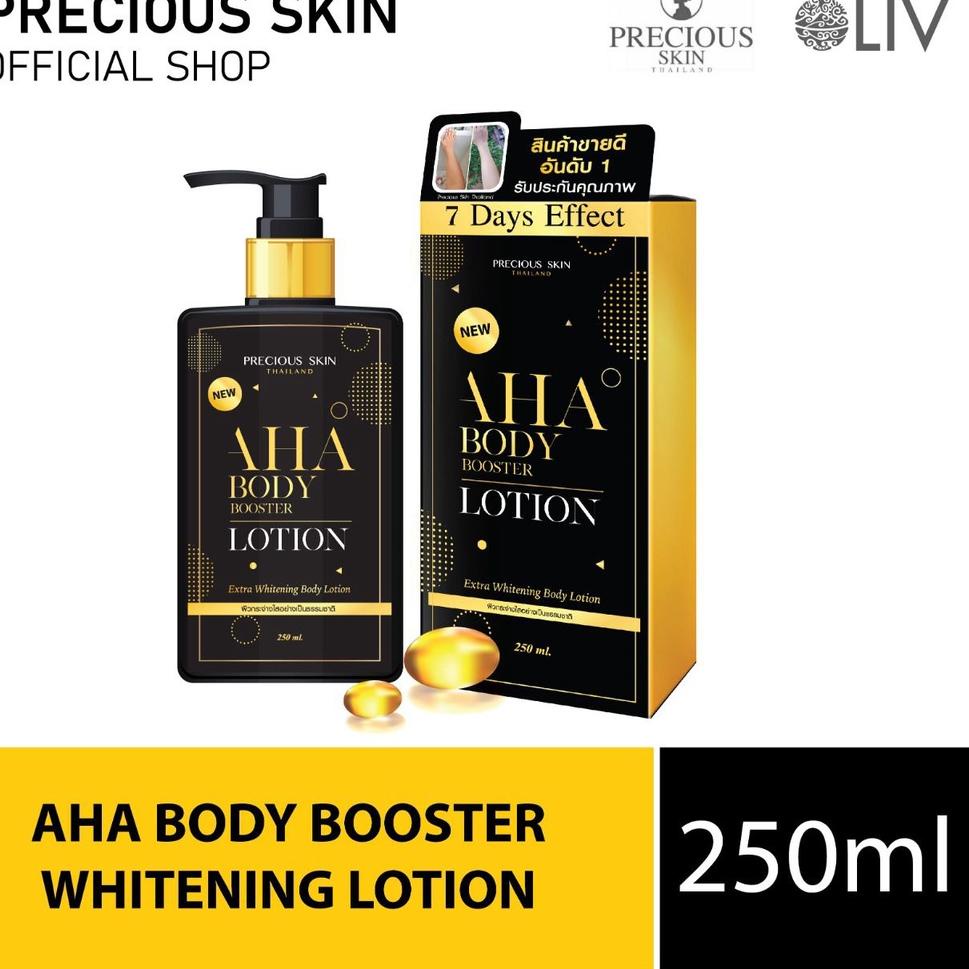 Jual ♚ Precious Skin AHA Body Booster Extra Whitening Body Lotion ...