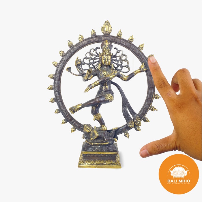 Jual Patung Dewa Siwa Menari Kuningan Patung Nataraja Patung Siwa Dewa