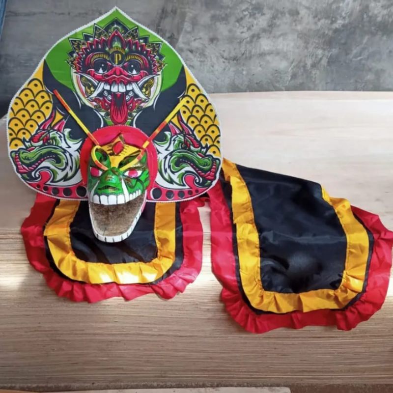 Jual topeng barongan anak ceplokan plopit devil | Shopee Indonesia