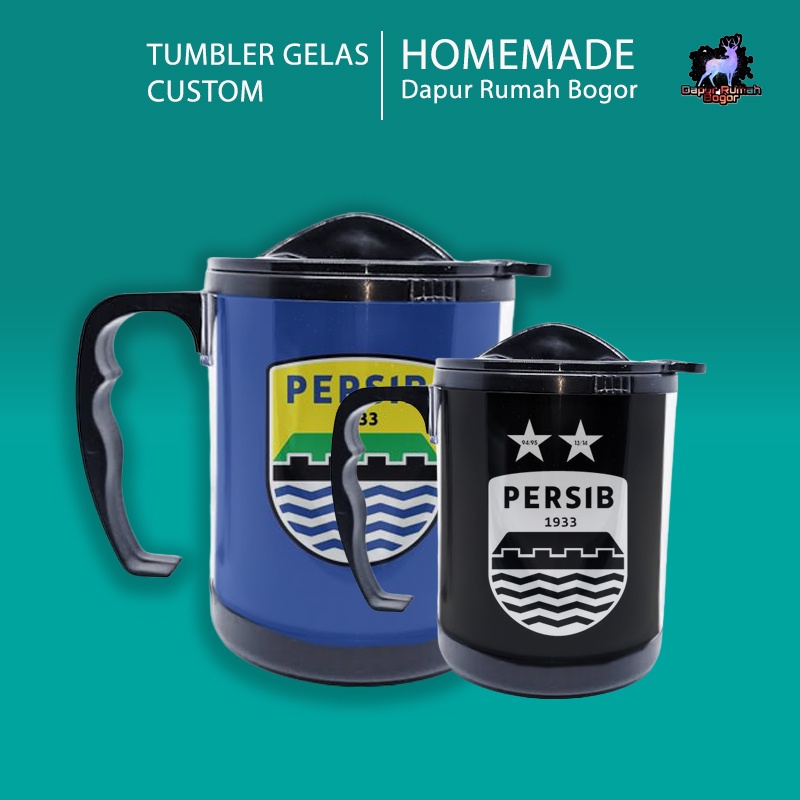 Jual Botol minum Tumbler Mug Gelas kopi teh unik Club sepakbola Persib ...