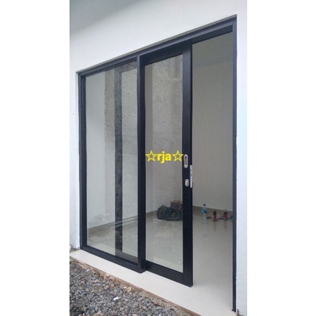 Jual Pintu Sliding/Geser Mix kaca mati | Shopee Indonesia