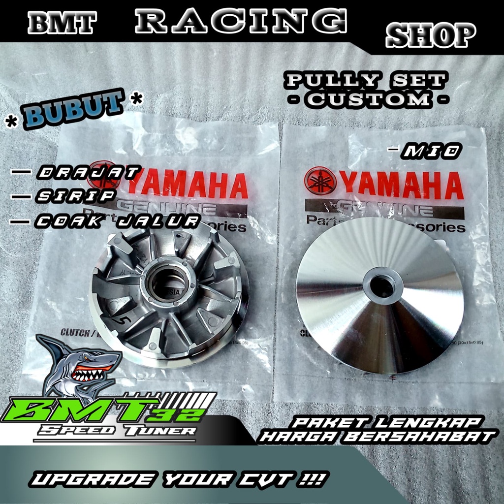 Jual Rumah Roller Mio / puli Mio bubut / puli mio coak / rumah roller saja / kipas saja / 1 set ...