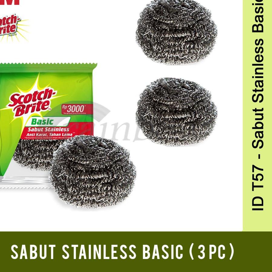 Jual Harga Max3z3Yn Scotch Brite 3M Sabut Stainless Basic Sabut Kawat ...