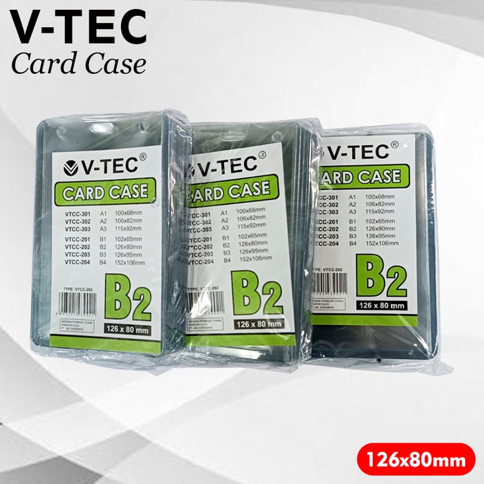 Jual Card Case B2 V Tech Plastik Id Card / Name tag (isi 20pcs) Murah Berkualitas | Shopee Indonesia